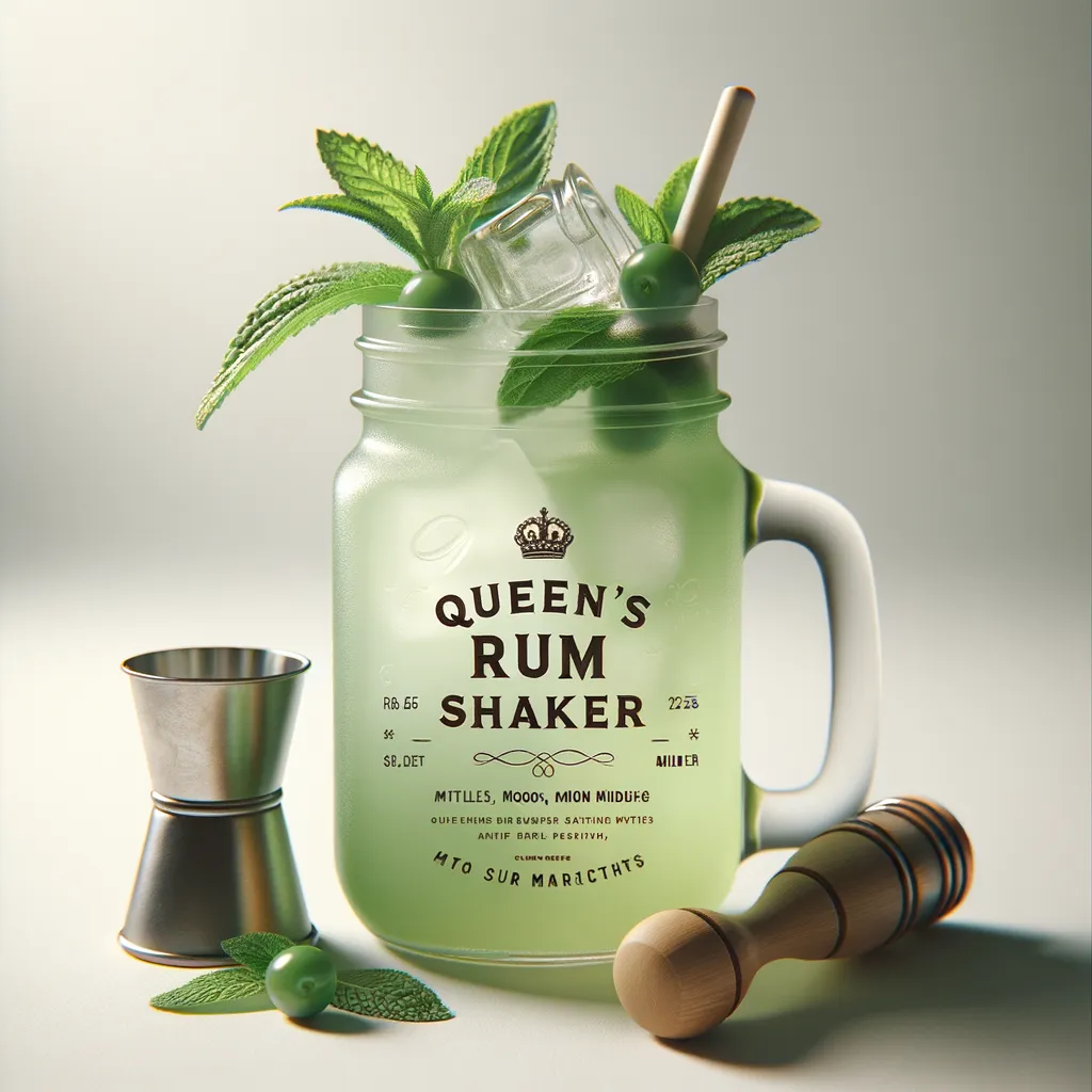 How to Make a Queen's Rum Shaker - Easy Step-by-Step Cocktail Recipe - BarBot Blog